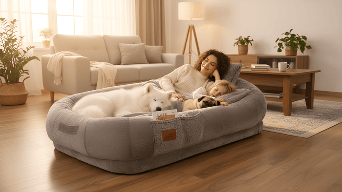Why Are People Sleeping With Their Dogs? | Human Dog Bed Trend