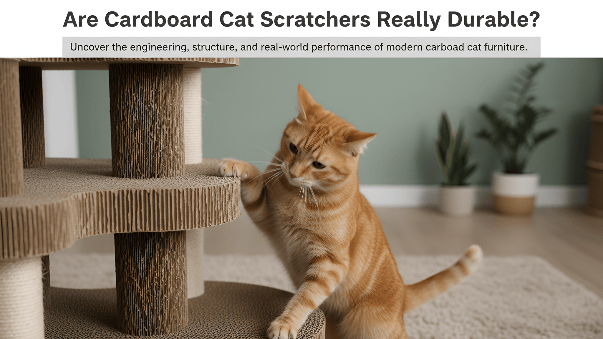 Are Cardboard Cat Scratchers Durable? | Long-Lasting Cat Trees